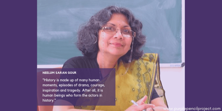 In conversation with: Neelum Saran Gour - Purple Pencil Project