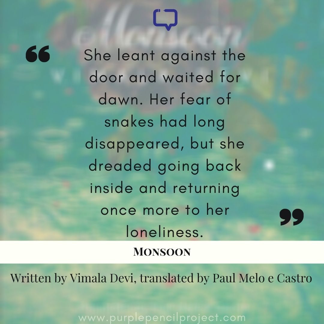 Monsoon by Vimala Devi - Purple Pencil Project